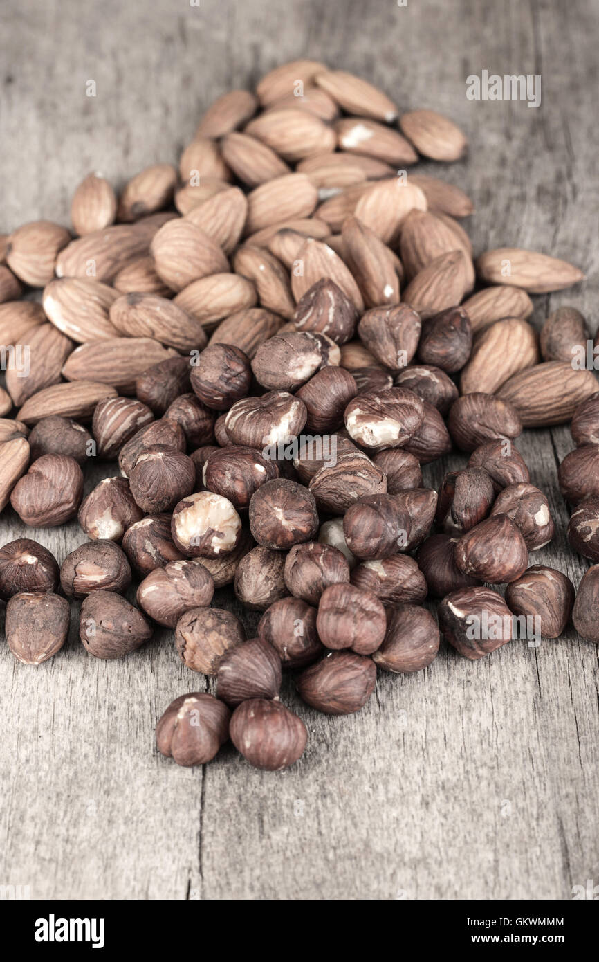 almond and hazelnut Stock Photo - Alamy