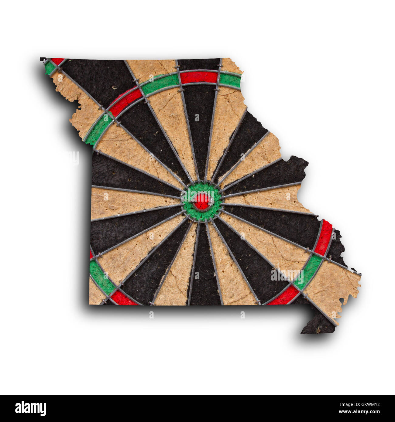 Map of southern missouri