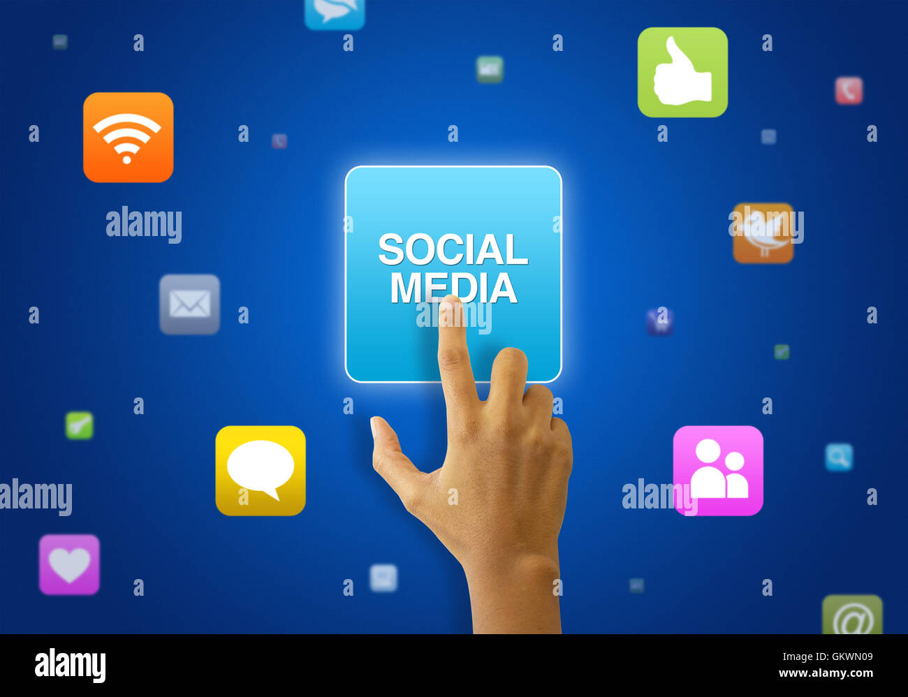 100 social media icons hi-res stock photography and images - Alamy