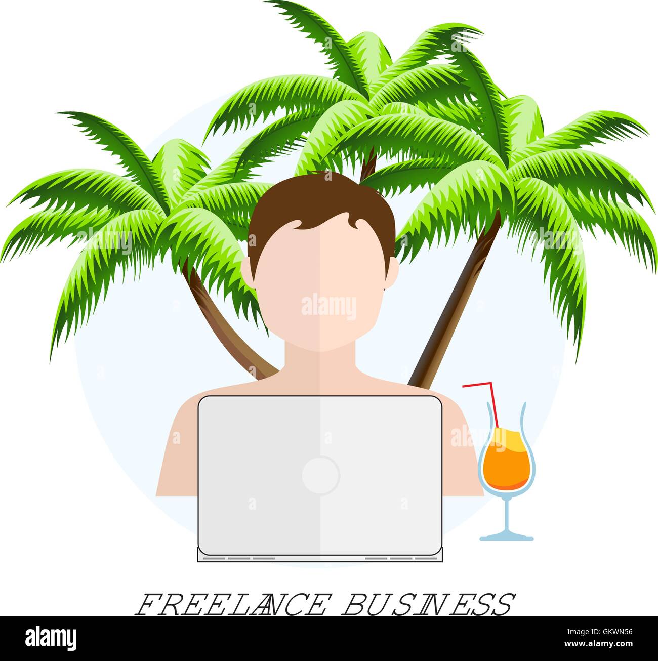 Freelancer freelance Stock Vector Images - Alamy
