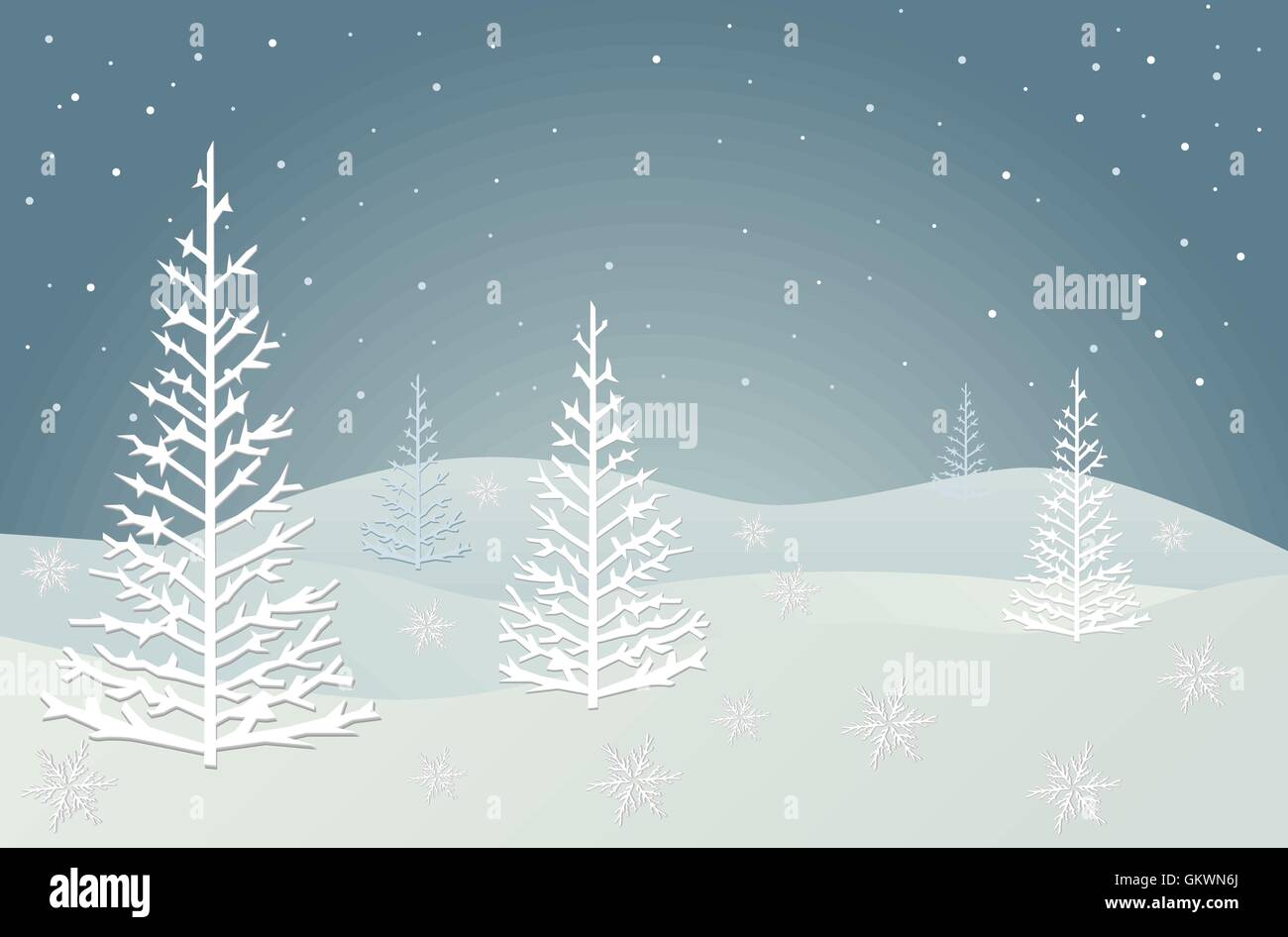 Christmas tree outdoors Stock Vector Images - Alamy