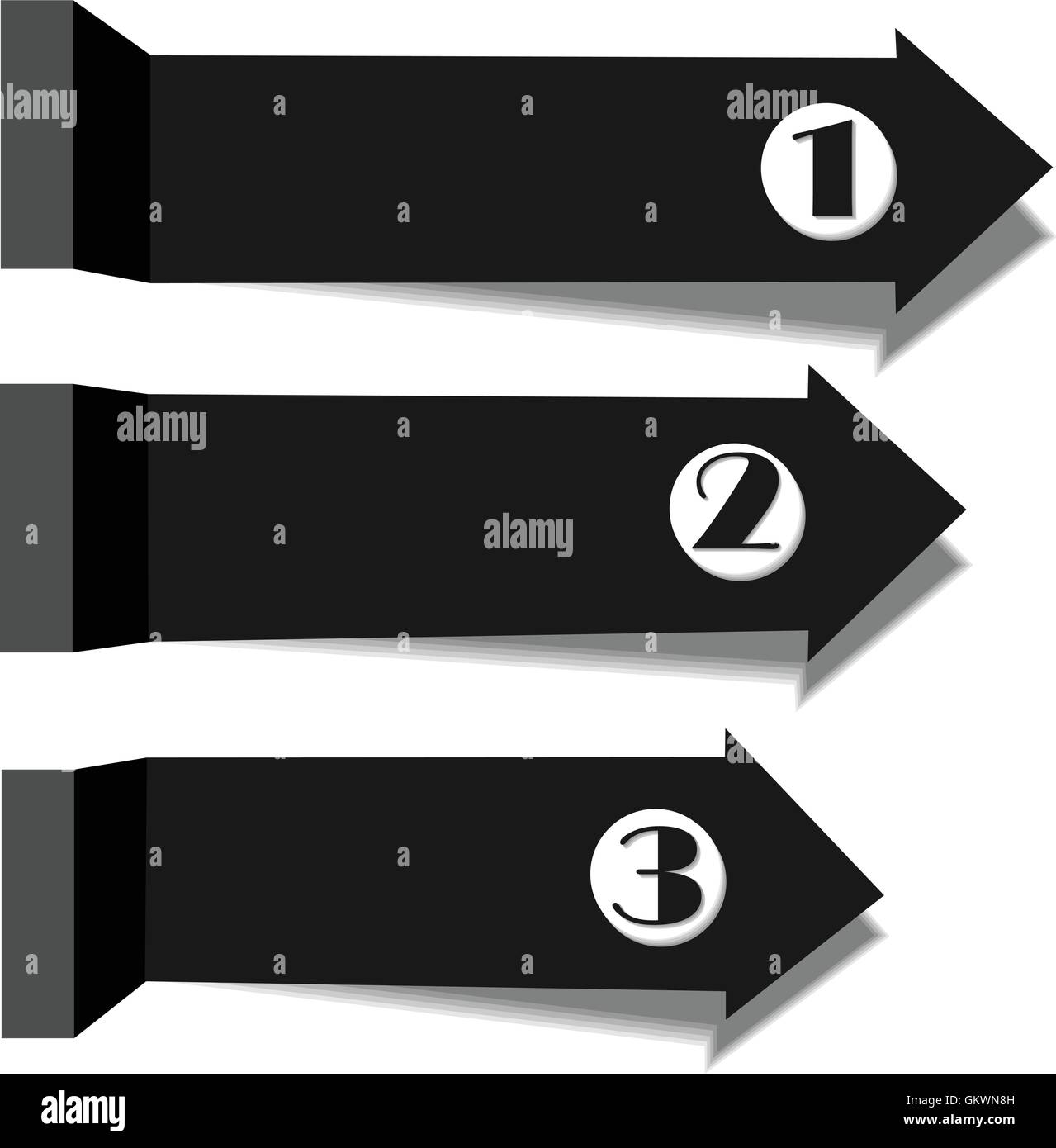 1 arrow Stock Vector Images - Alamy