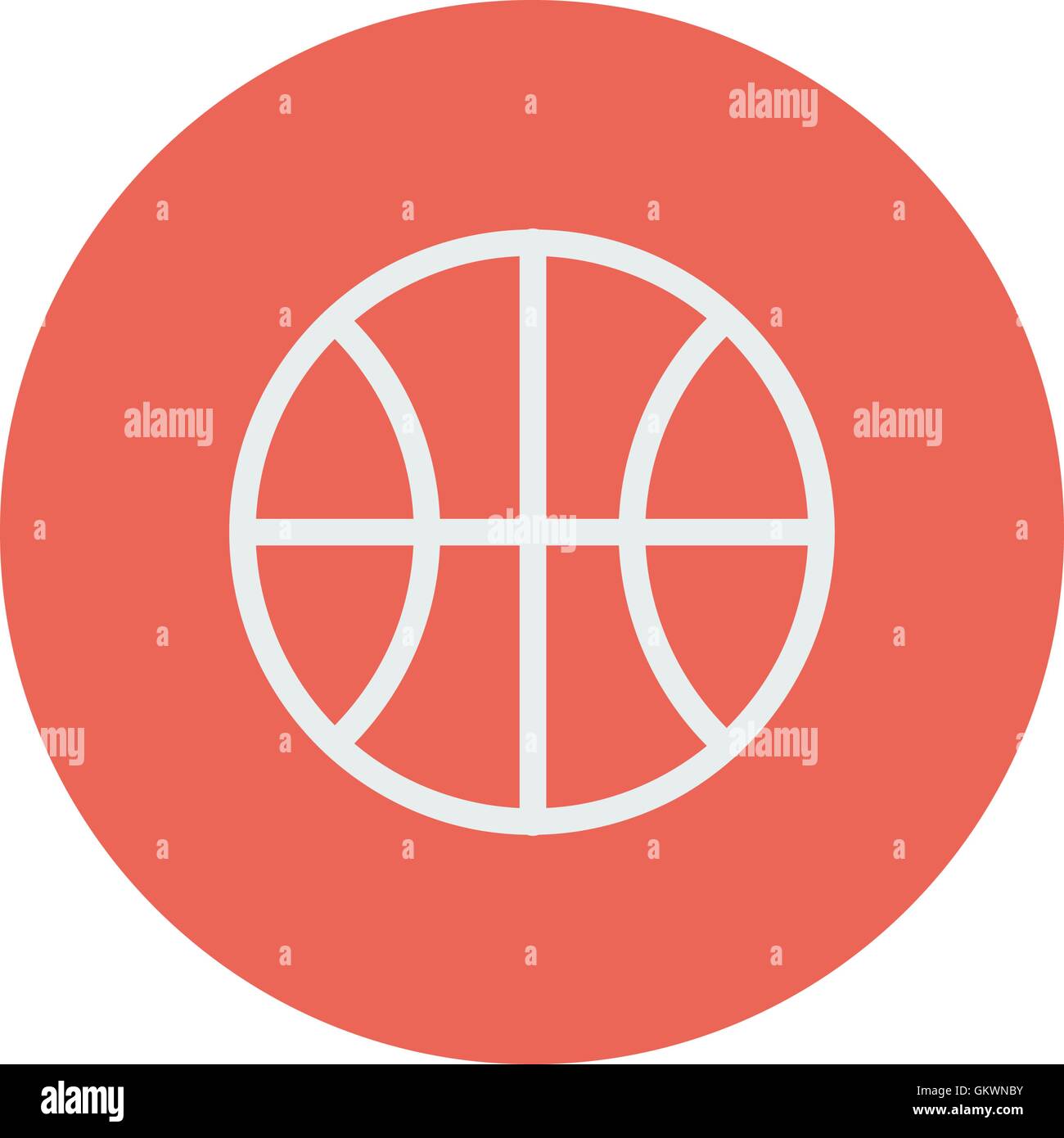 Basketball ball thin line icon Stock Vector Image & Art - Alamy