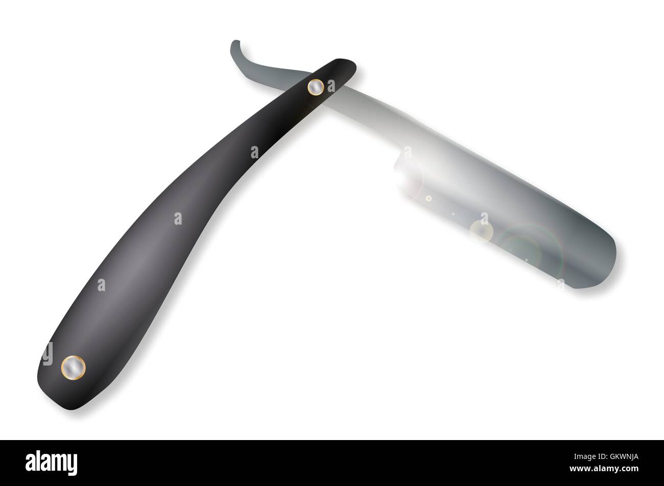 Cut Throat Razor Stock Vector Image & Art - Alamy