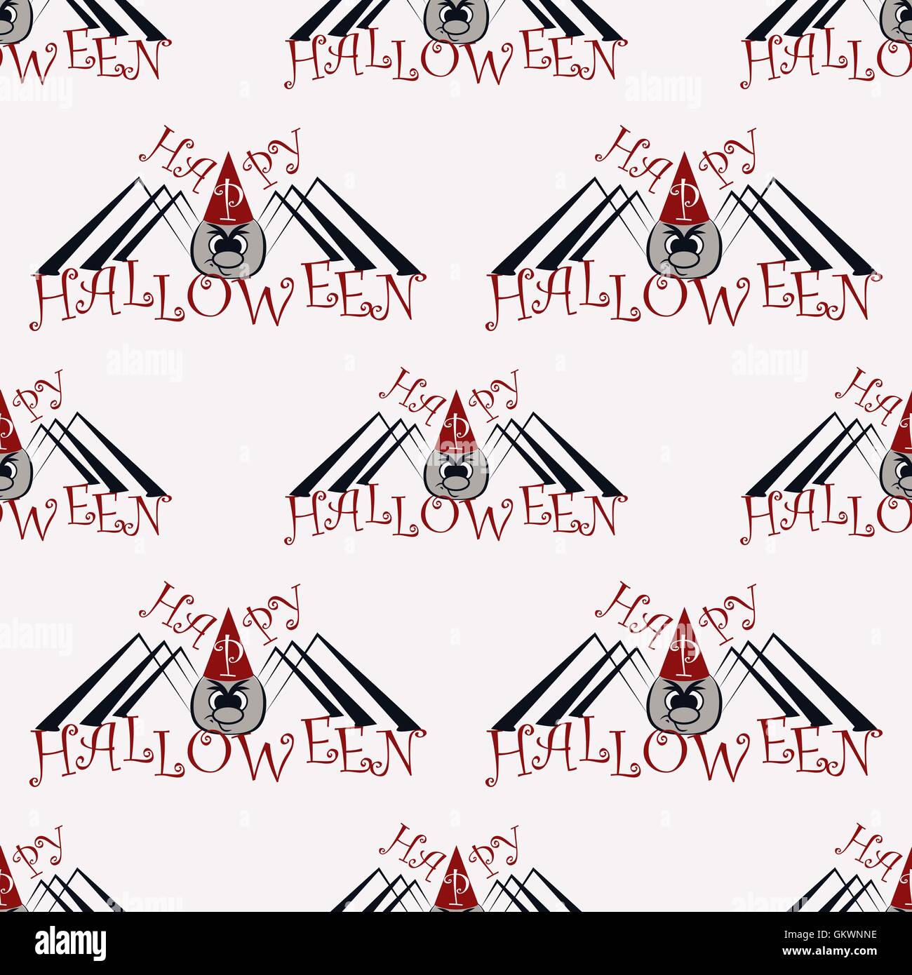 Spider seamless pattern in Stock Vector Images - Alamy