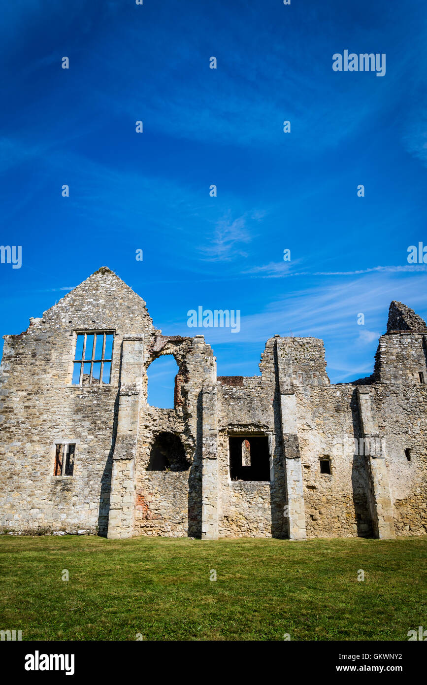 Netley Abbey, a ruined 13th century medieval monastery, near ...