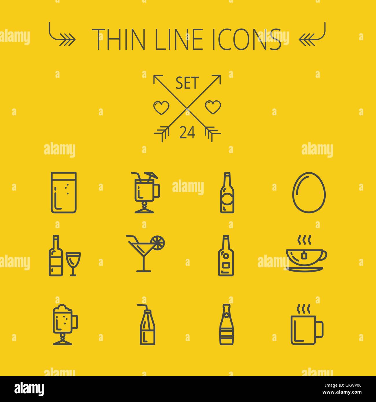 Food and drinlk Stock Vector Images - Alamy