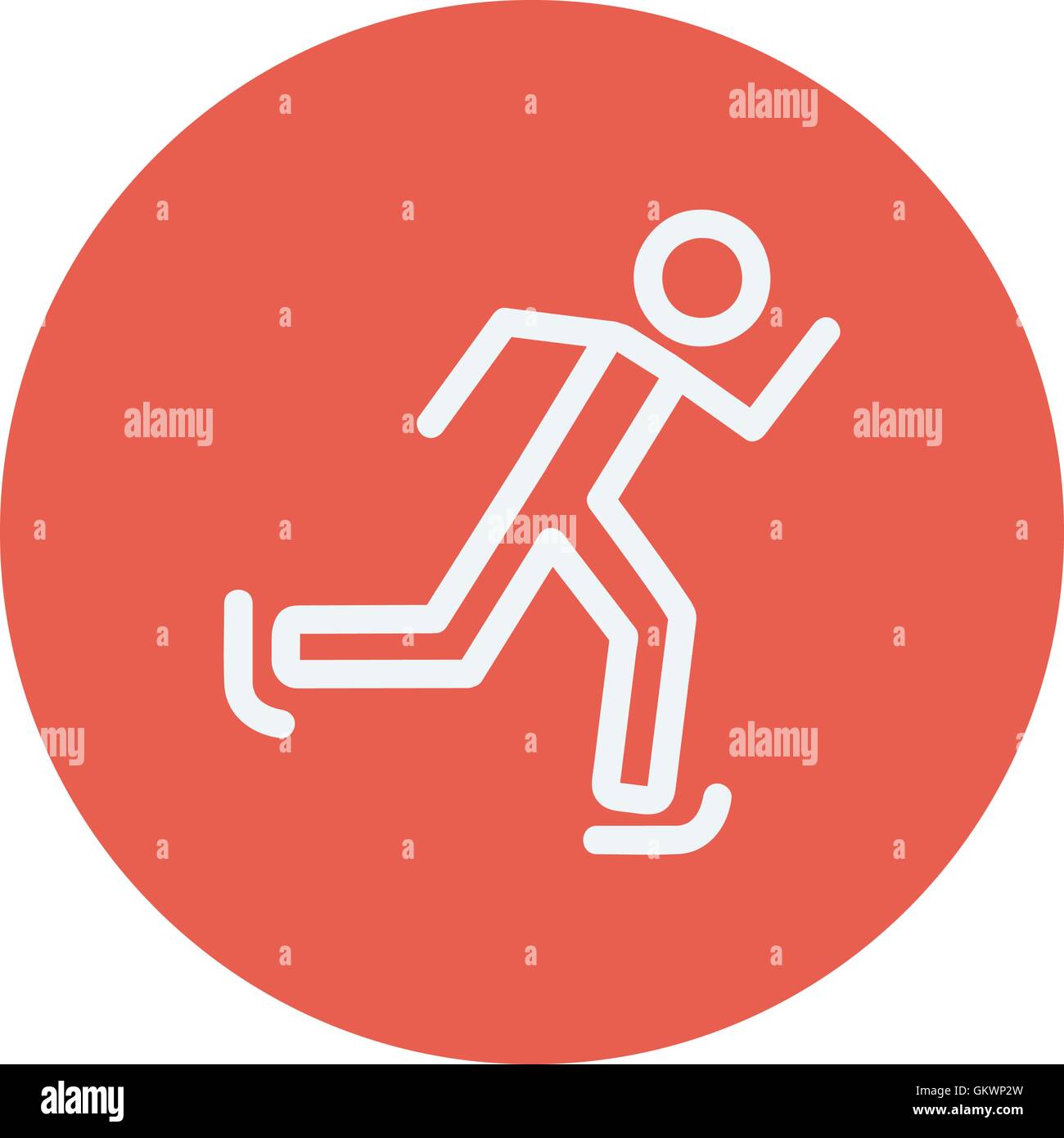 Skating man thin line icon Stock Vector Image & Art - Alamy