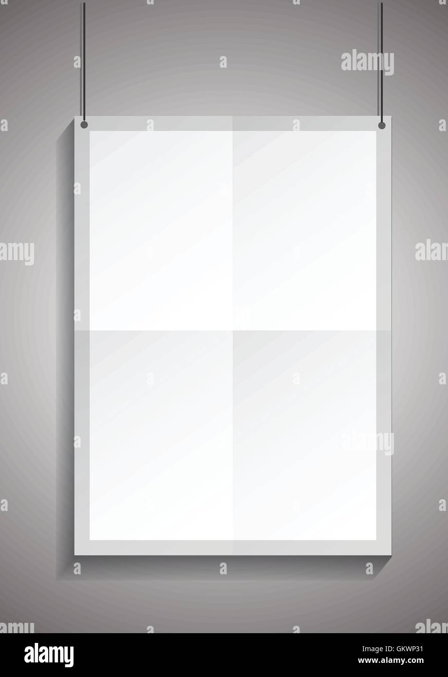Mockup poster frame in Stock Vector Images - Alamy