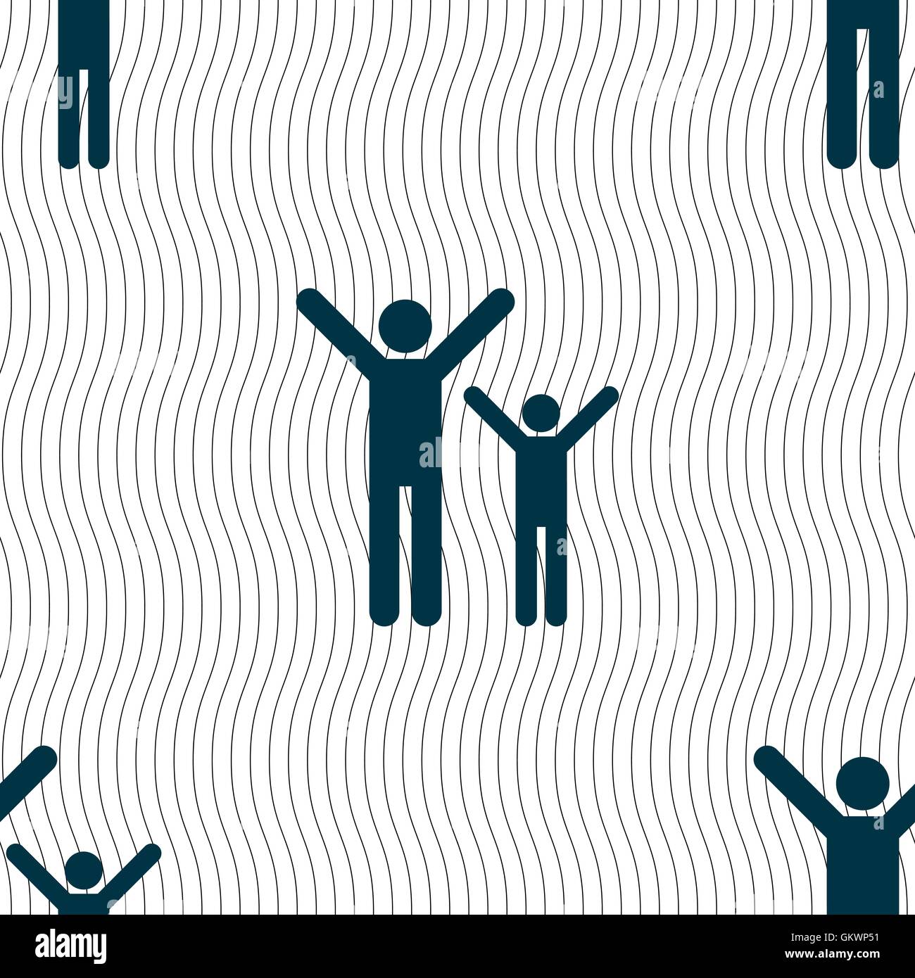 Happy pictogram abstract mother hi-res stock photography and images - Alamy