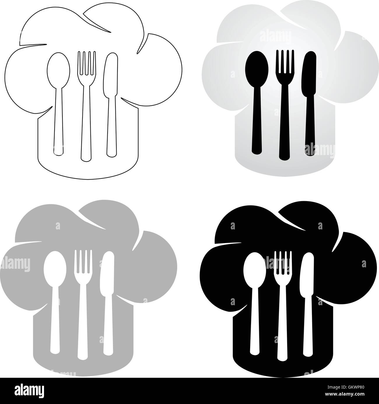 Restaurant menu chef cap hi-res stock photography and images - Alamy