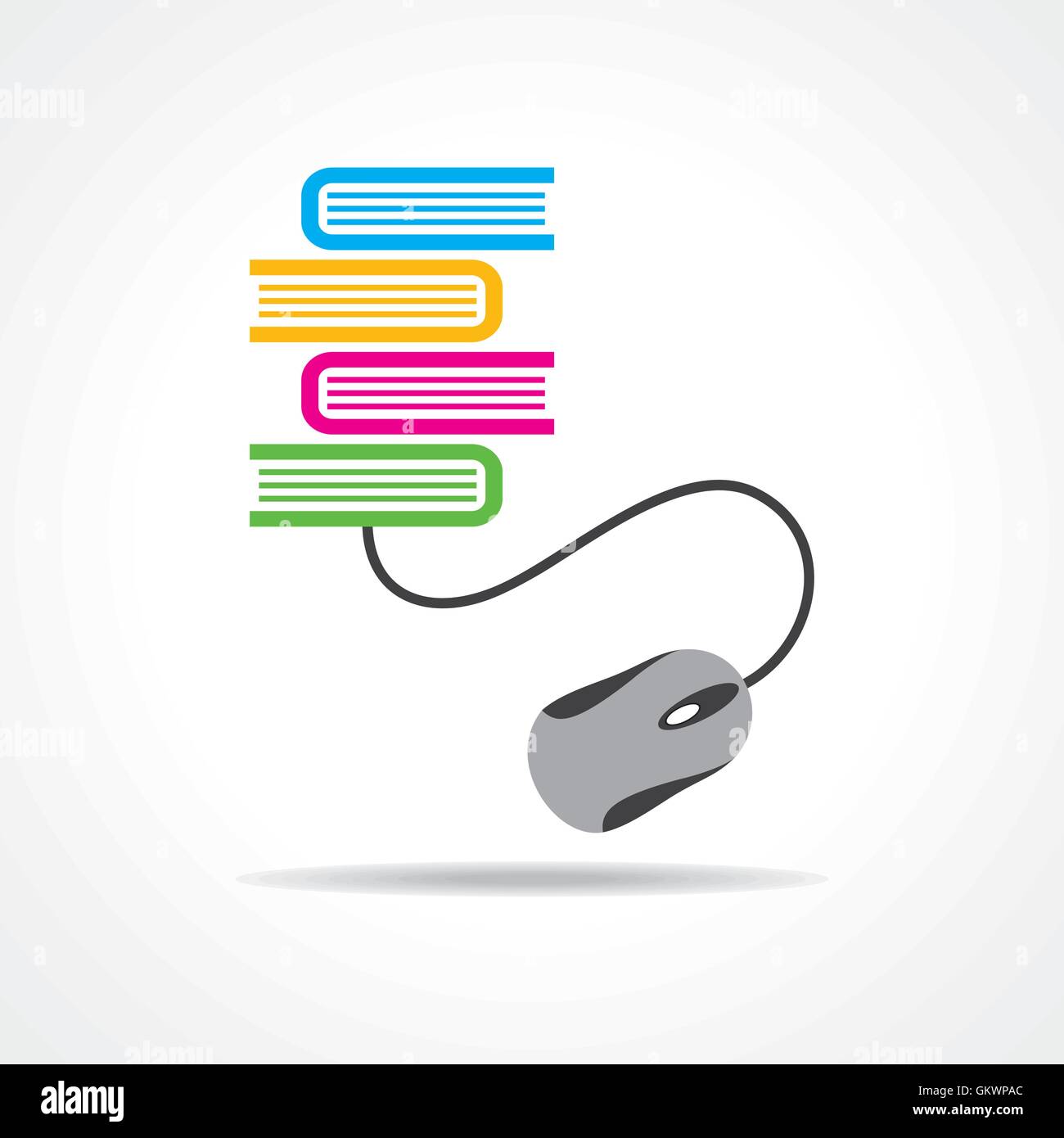 Computer education concept stock vector Stock Vector Image & Art - Alamy