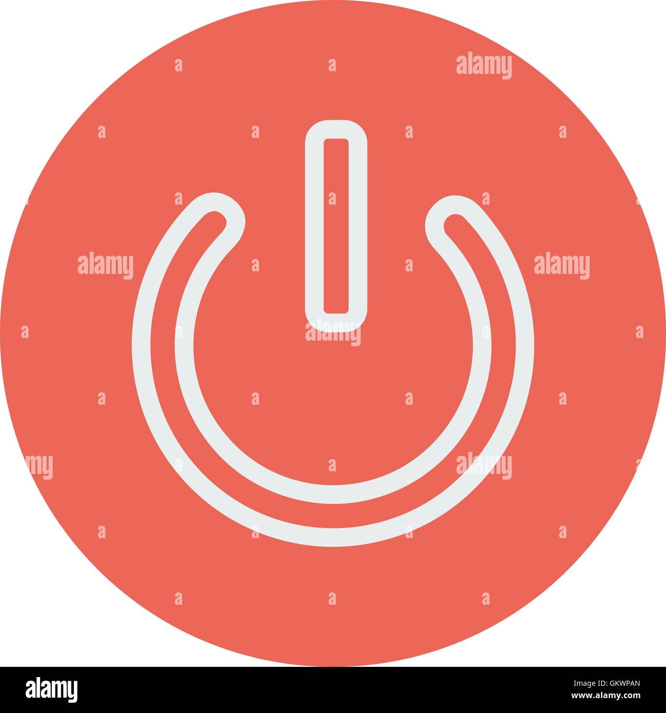 Power button icon Stock Vector Images - Alamy