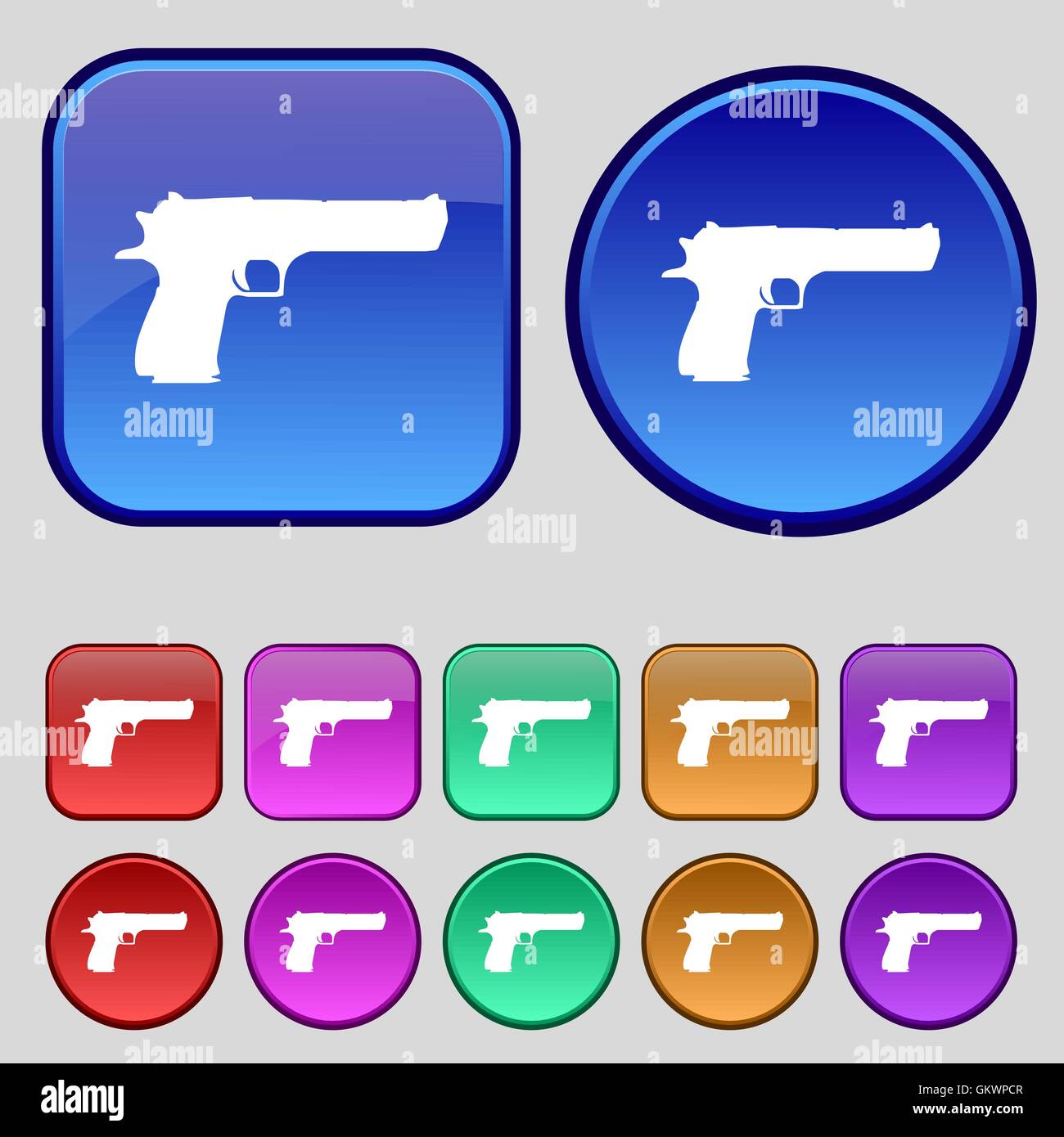 Twelve bullets Stock Vector Images - Alamy