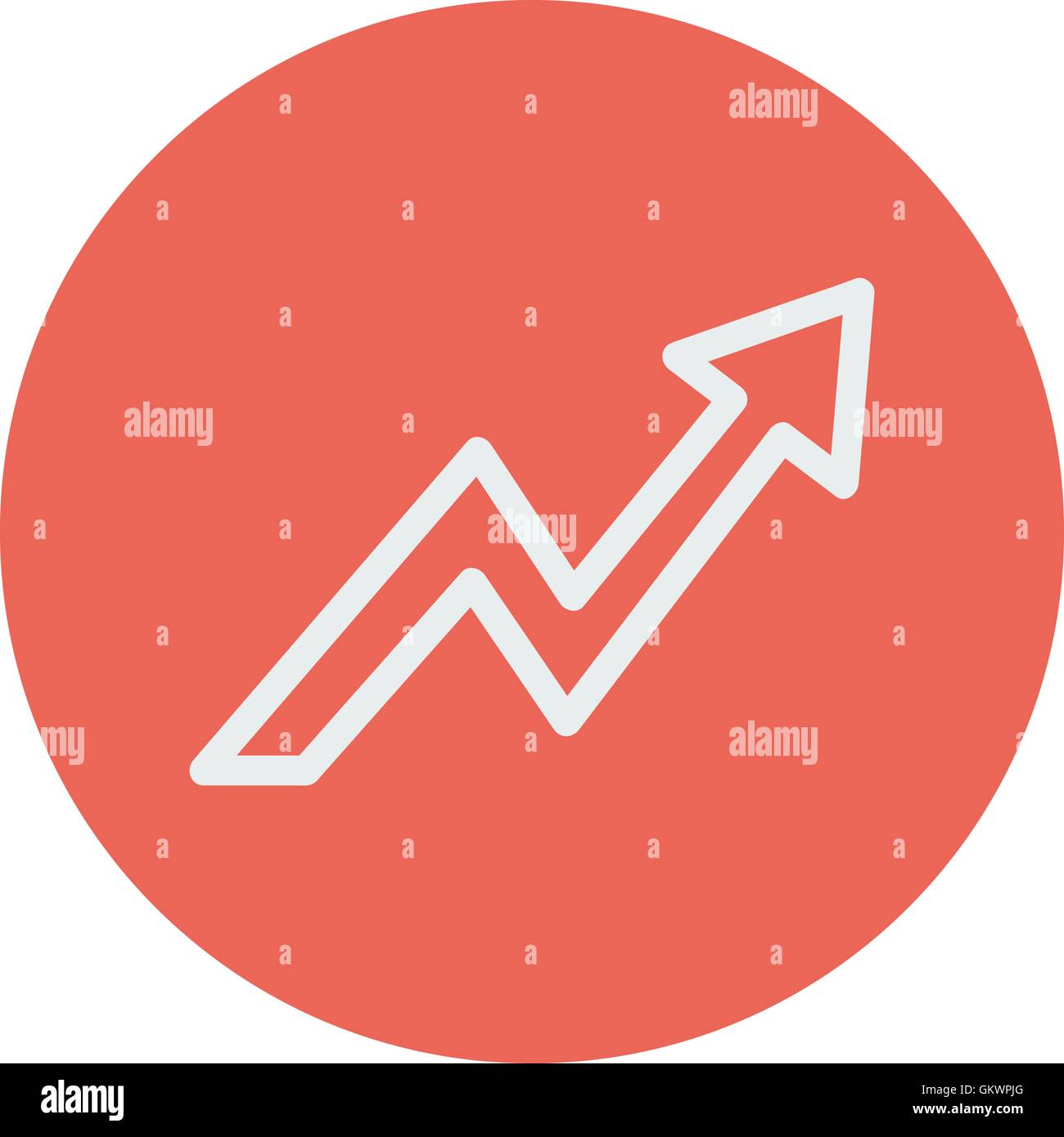 Lightning arrow upward thin line icon Stock Vector Image & Art - Alamy