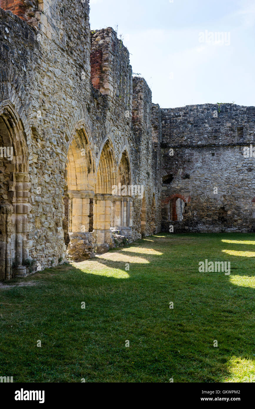 Netley Abbey, a ruined 13th century medieval monastery, near ...