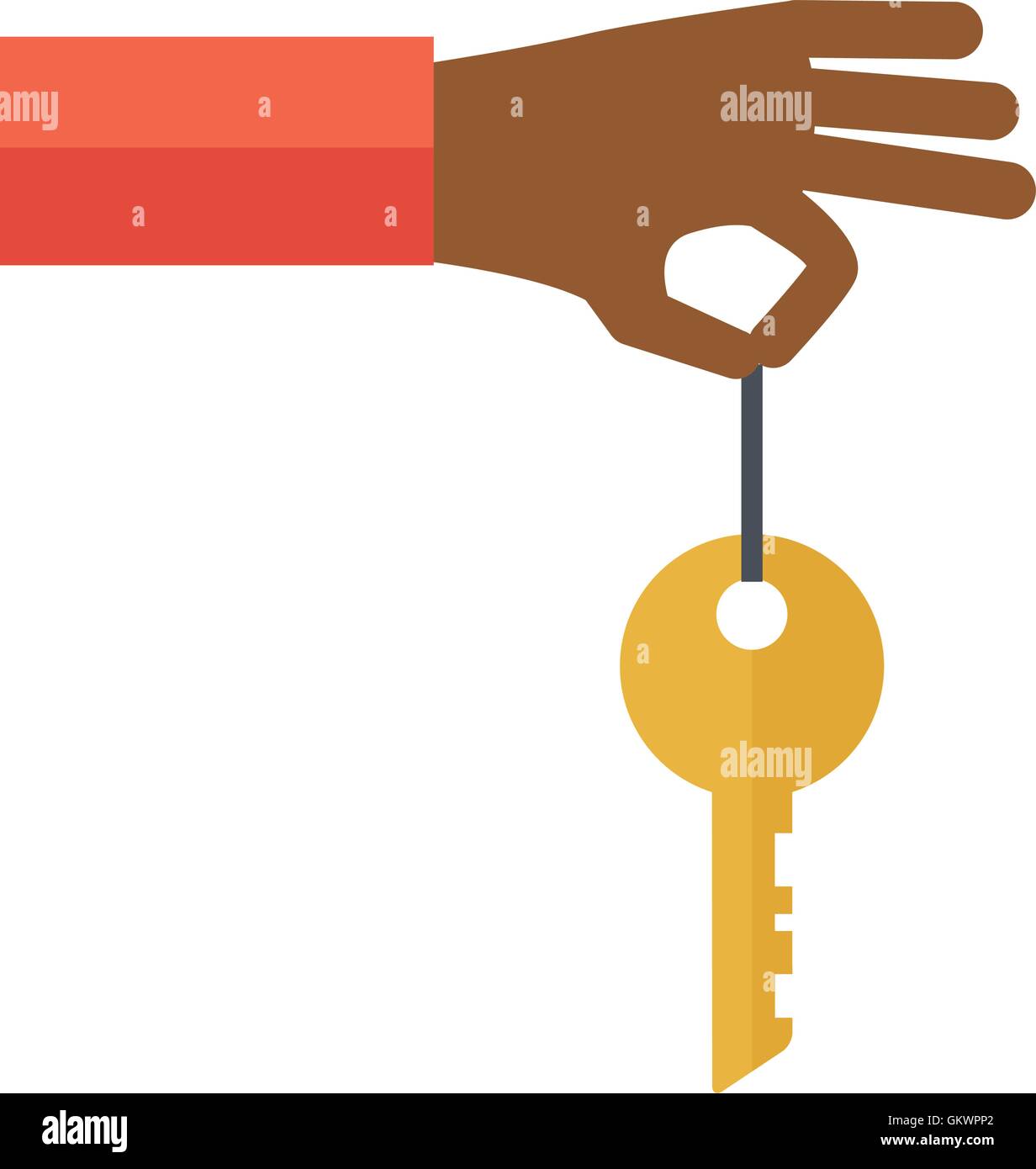 Real estate agent key african american Stock Vector Images - Alamy