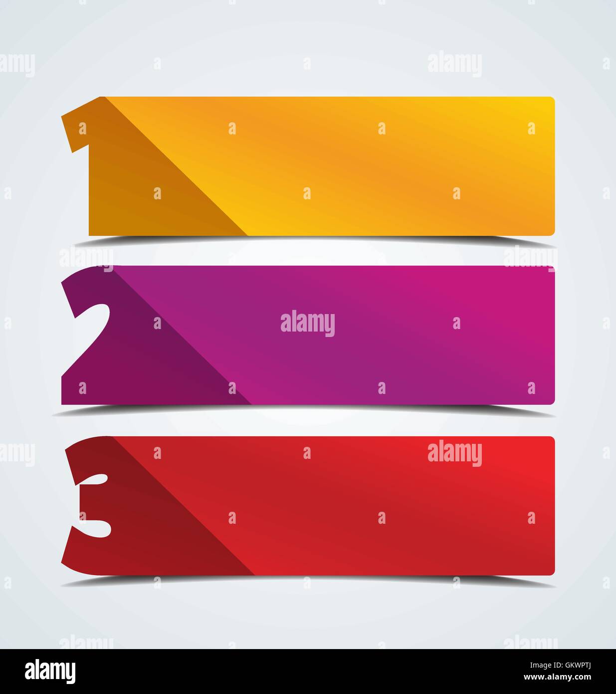 Design paper banners template infographic Stock Vector Images - Alamy