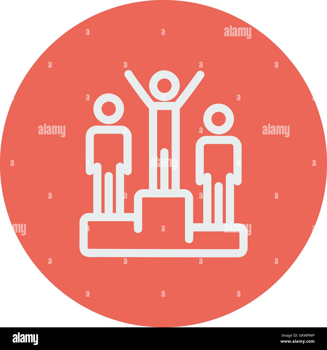 Winners thin line icon Stock Vector Image & Art - Alamy