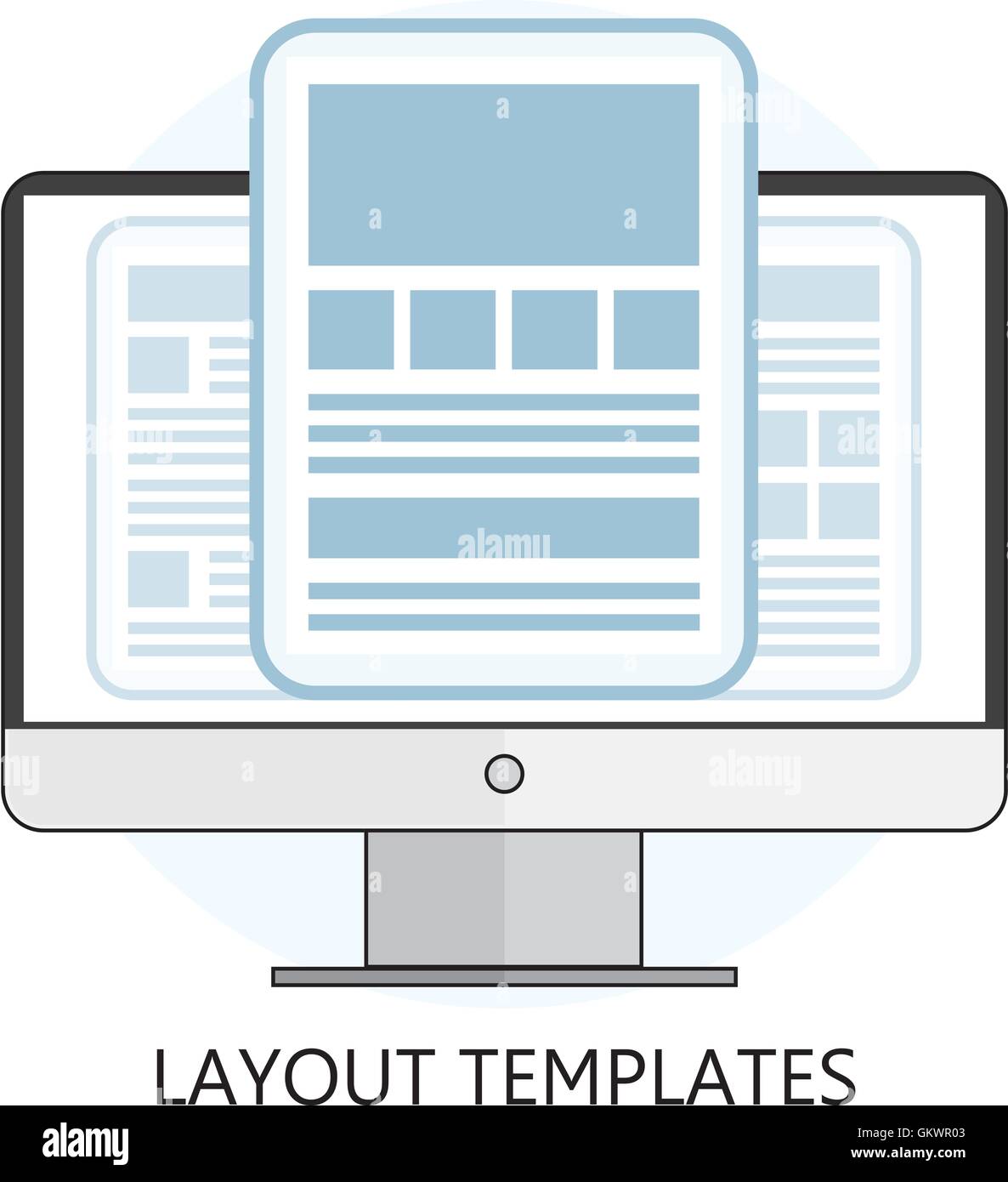 Ui templates hi-res stock photography and images - Alamy