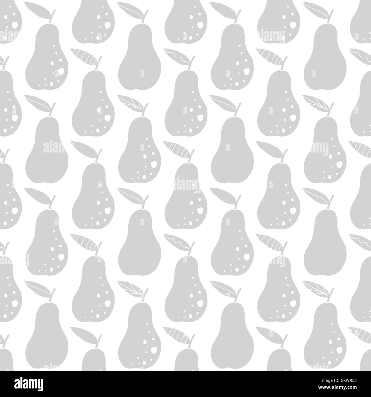 Vector Gray Pears Geometric Texture Seamless Pattern Stock Vector Image ...