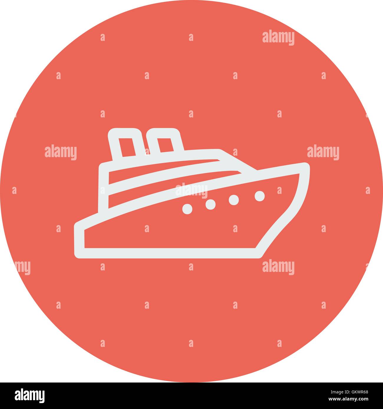 Cruise liner icon cartoon Stock Vector Images - Alamy