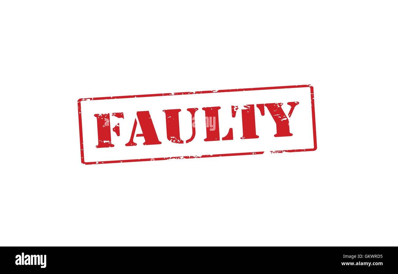 To be faulty Stock Vector Images - Alamy