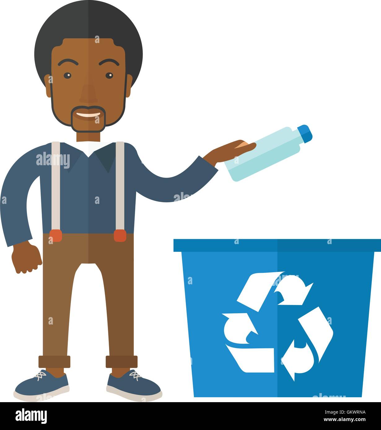 Person Littering Cartoon