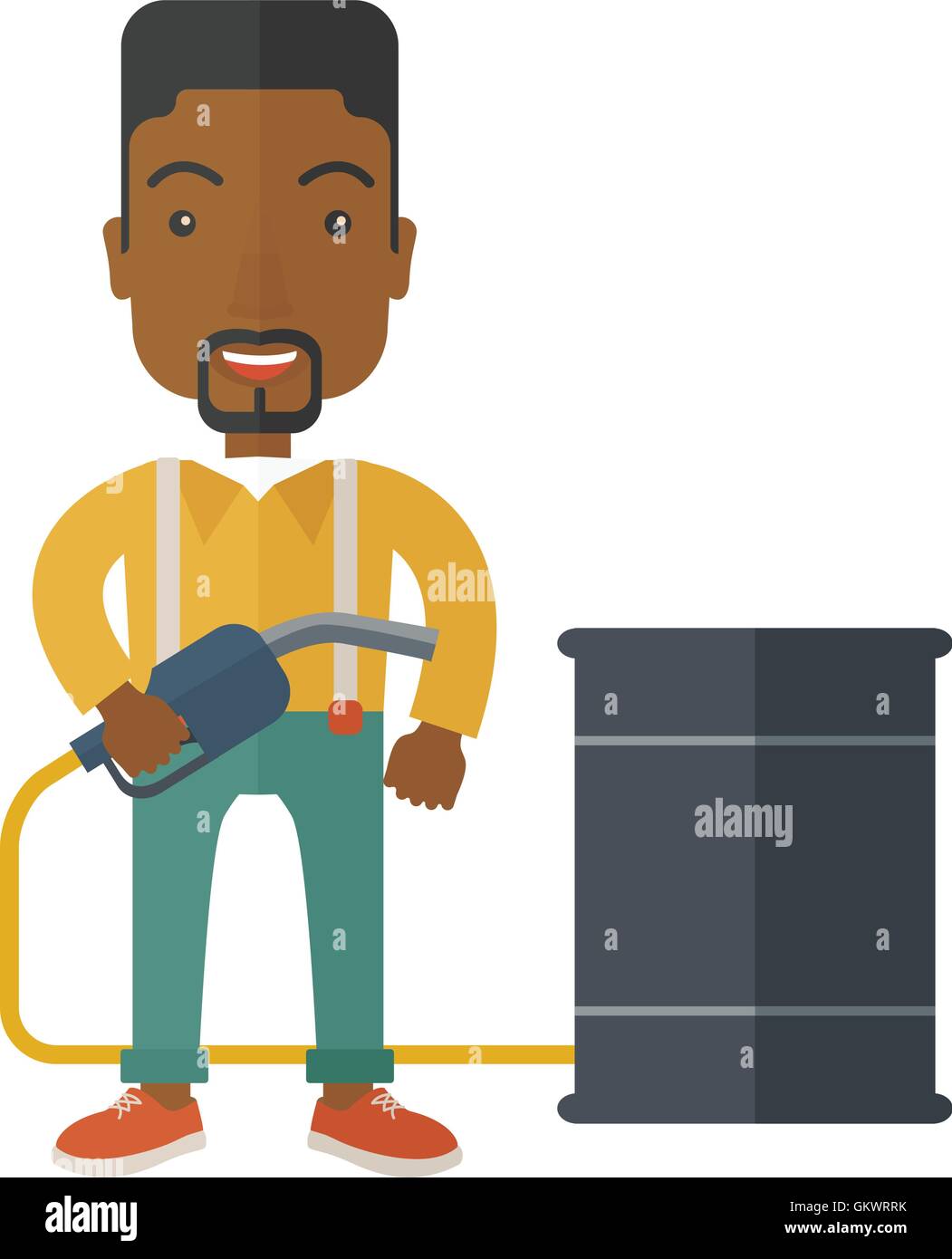 Oil can vector line Cut Out Stock Images & Pictures - Alamy