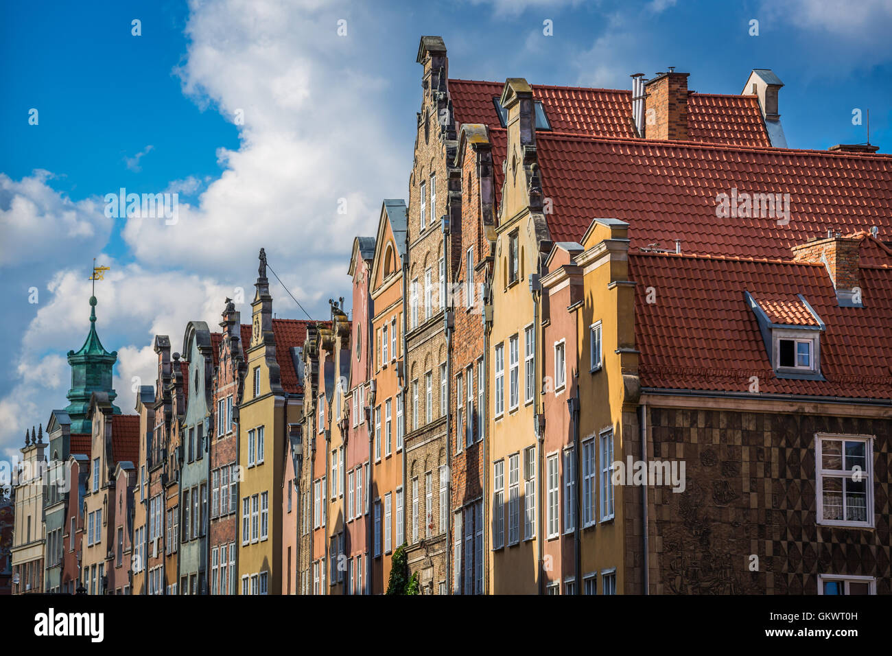 Architecture of old town in Gdansk Stock Photo - Alamy