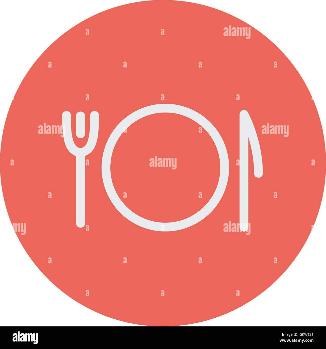 Thin forks Stock Vector Images - Alamy