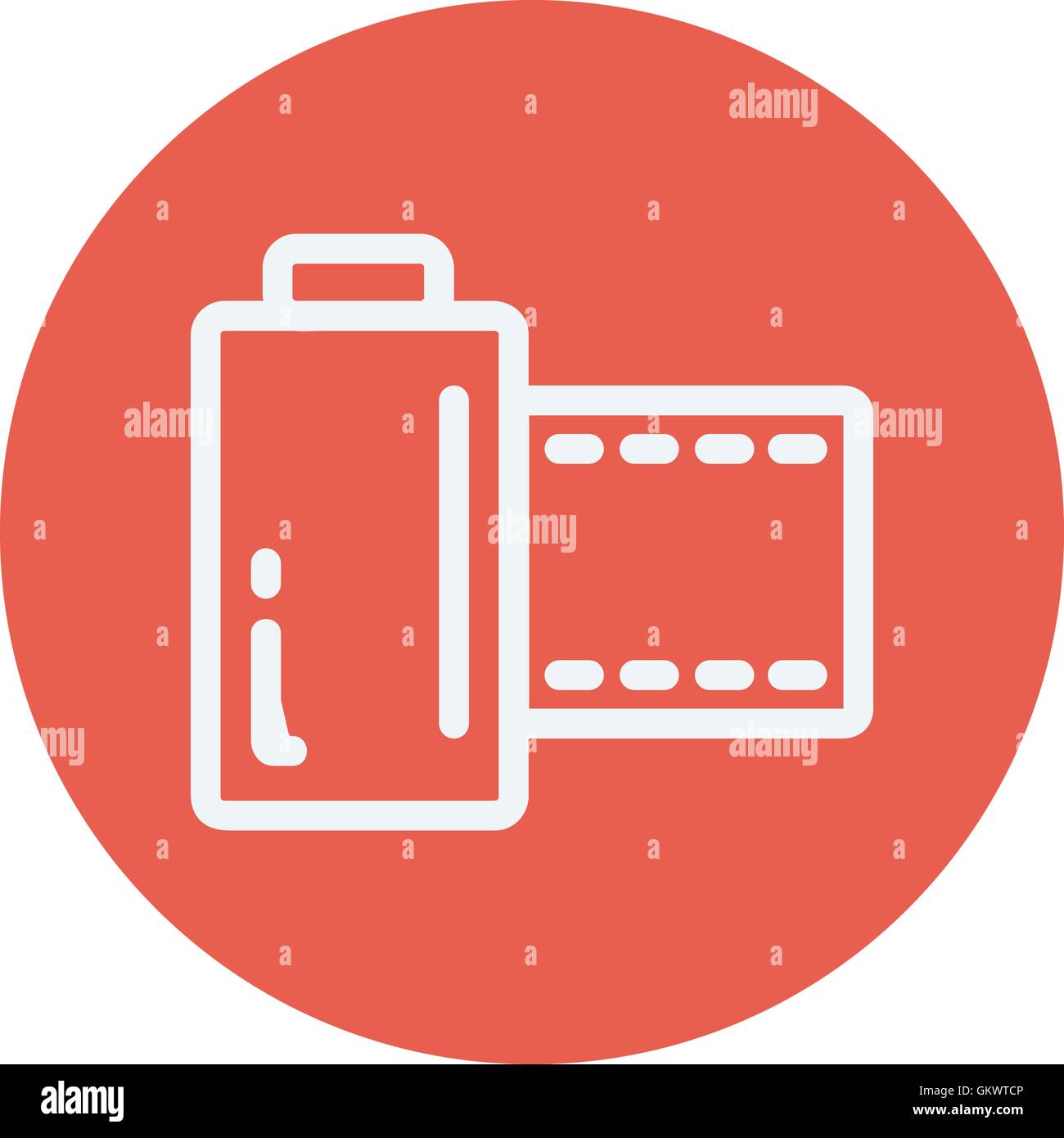 Camera film roll thin line icon Stock Vector Image & Art - Alamy