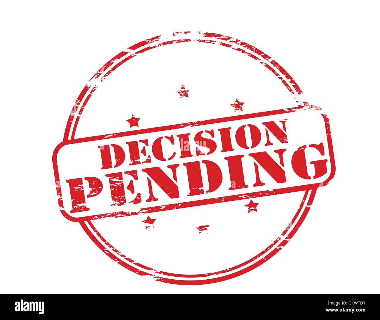 Decision pending Stock Vector Images - Alamy