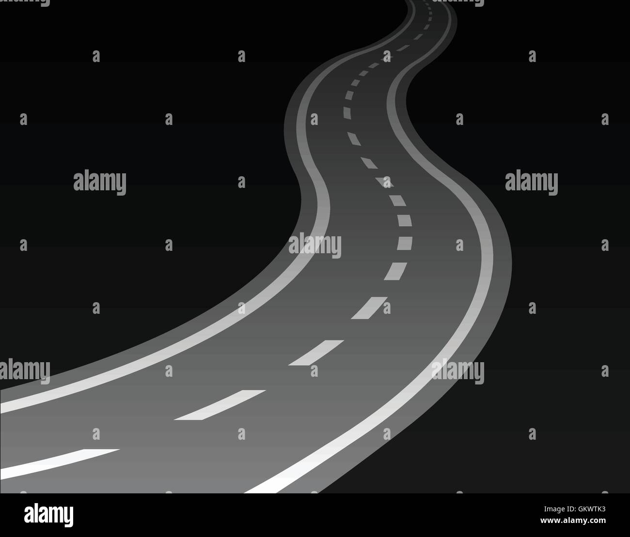 Background Road Clipart Bw