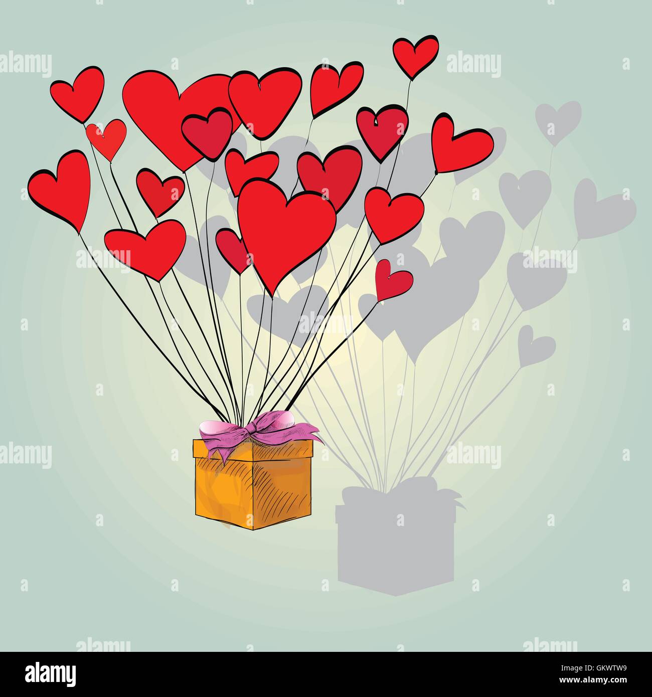 Group gift box Stock Vector Images - Alamy