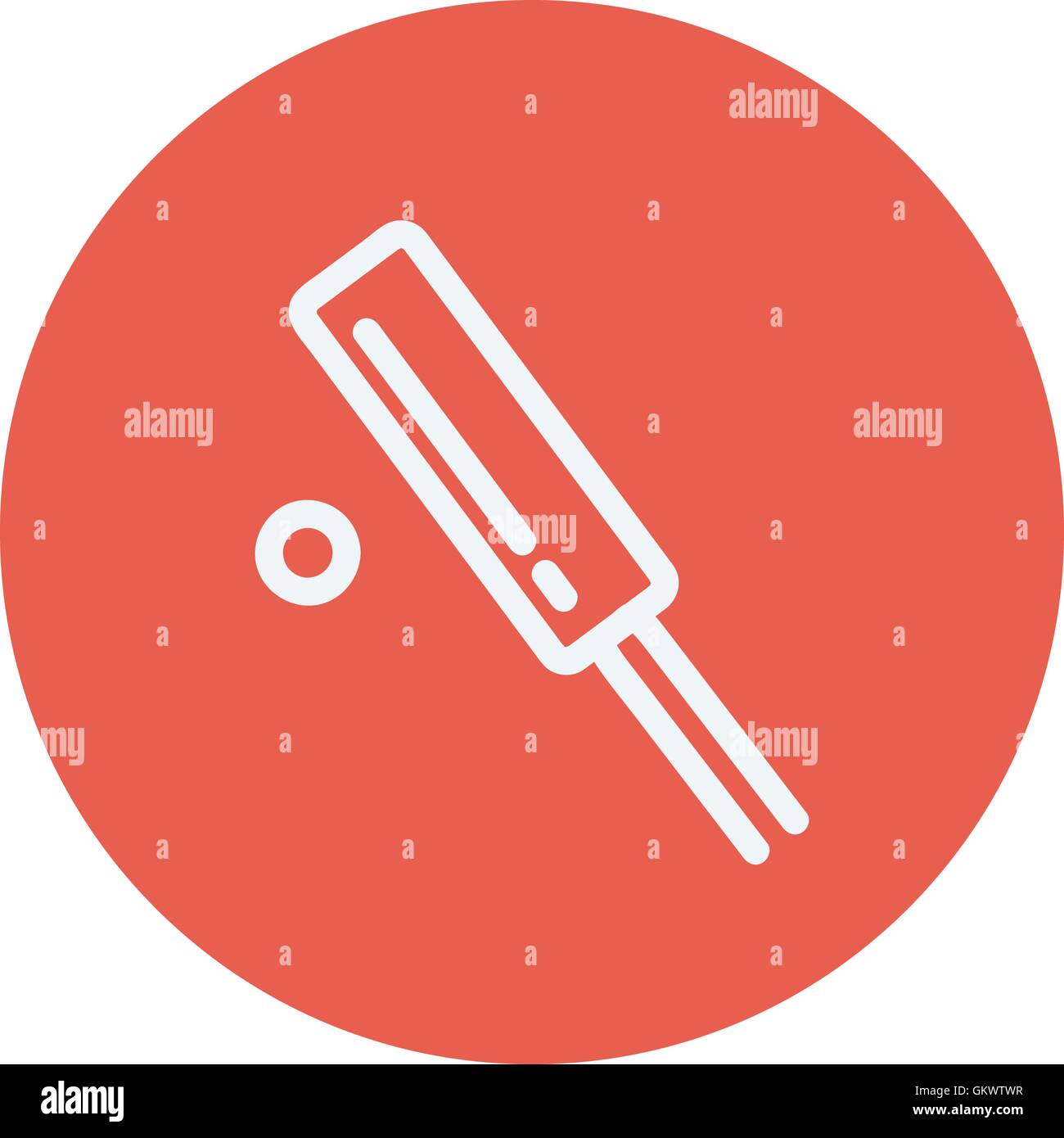 Cricket vector icon linear Stock Vector Images - Alamy