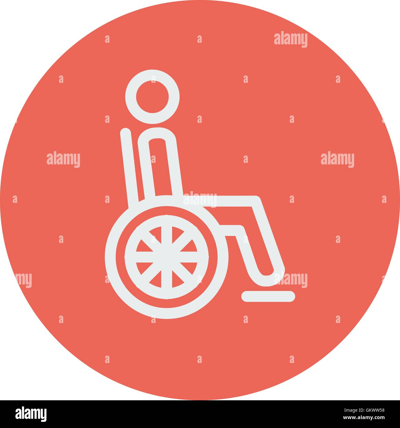 Disabled sport illustration Stock Vector Images - Alamy