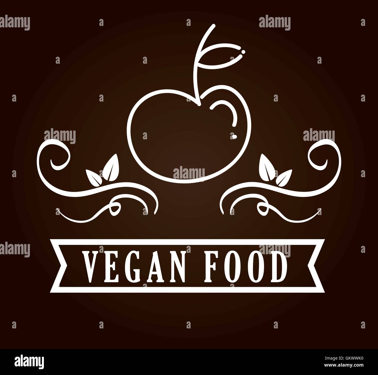 Organic food design. natural concept. healthy food illustration Stock ...