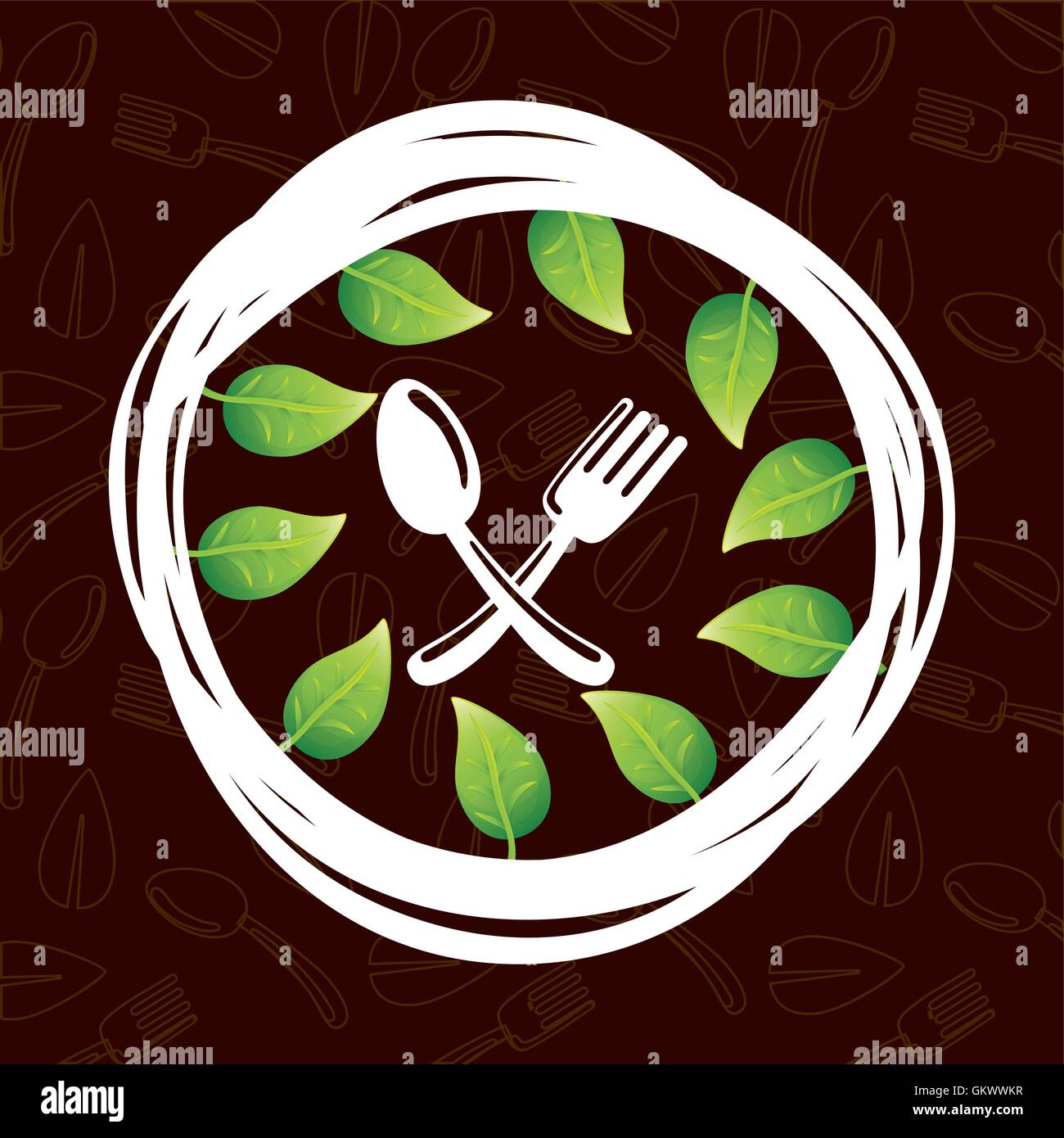 Organic food design. natural concept. healthy food illustration Stock ...