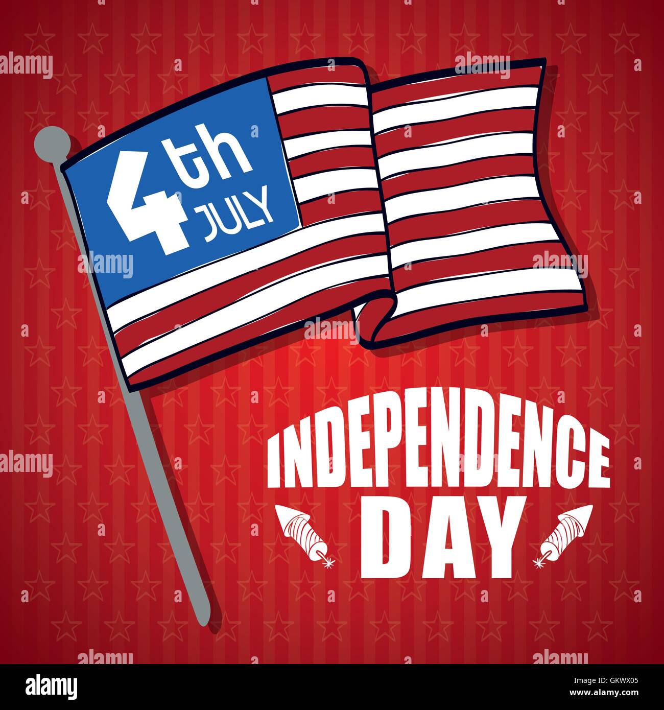 Independence day. Usa icon. Celebration concept , vector Stock Vector ...