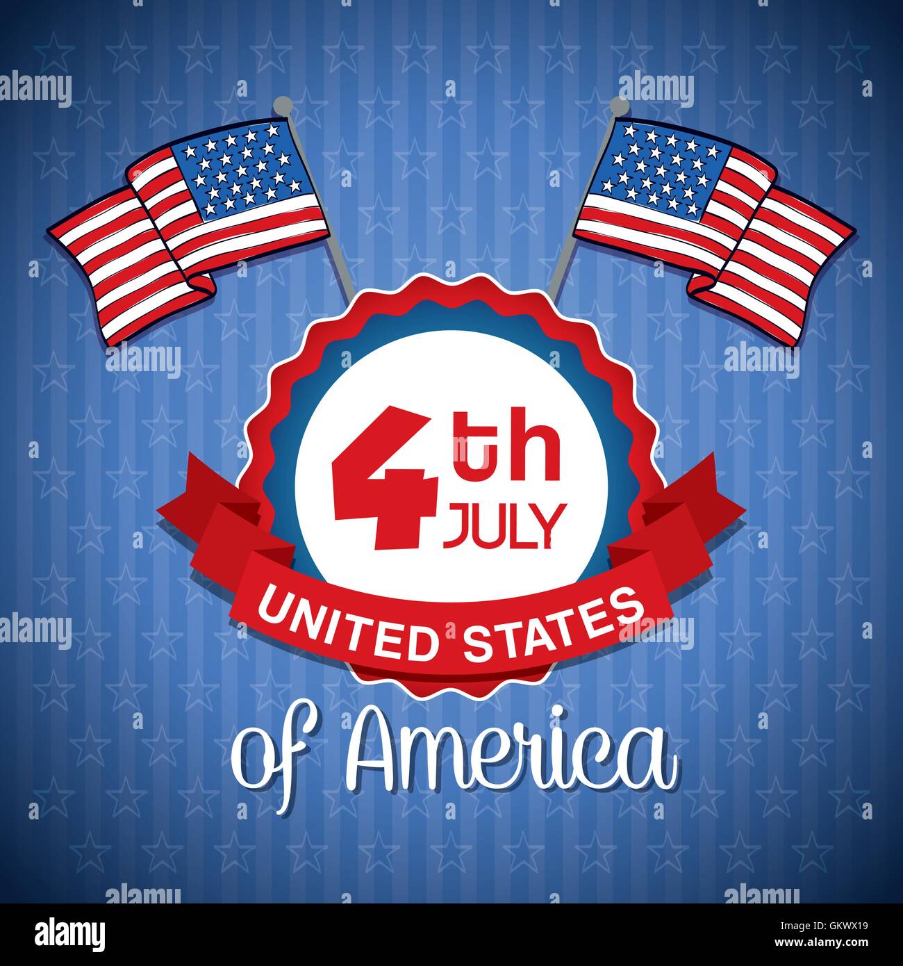 Independence day. Usa icon. Celebration concept , vector Stock Vector ...