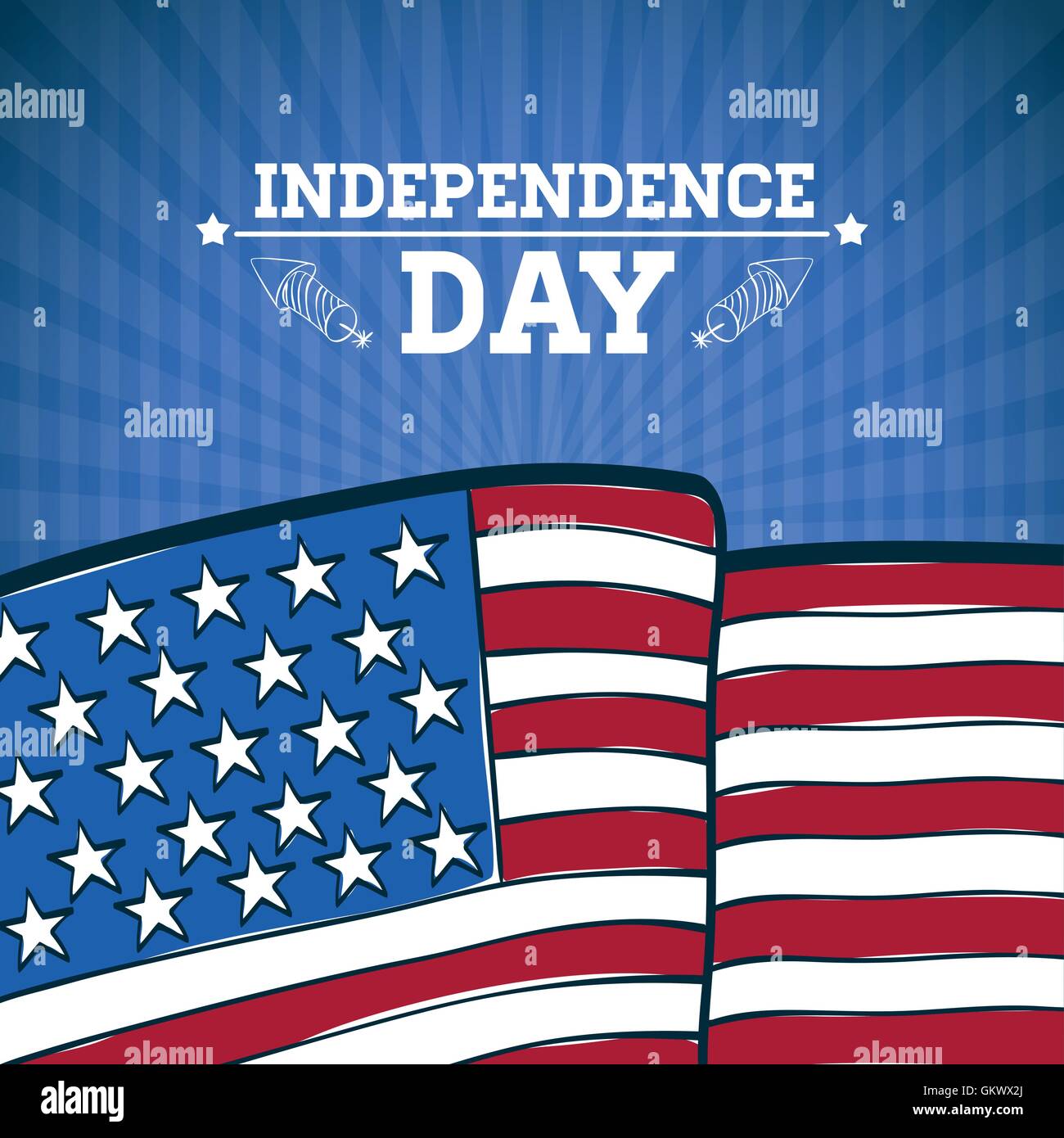 Independence day. Usa icon. Celebration concept , vector Stock Vector ...