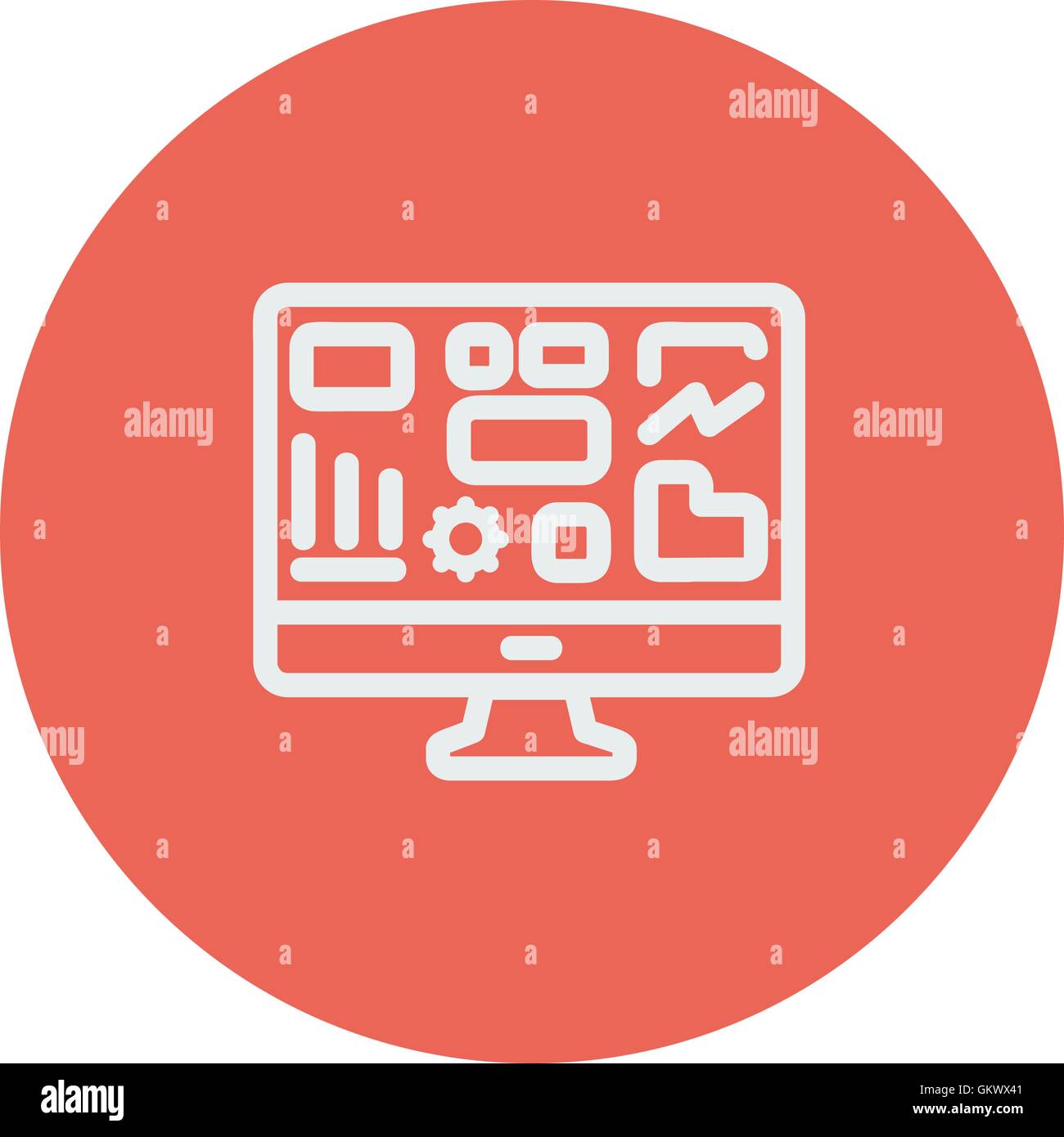 Data line graph Stock Vector Images - Alamy