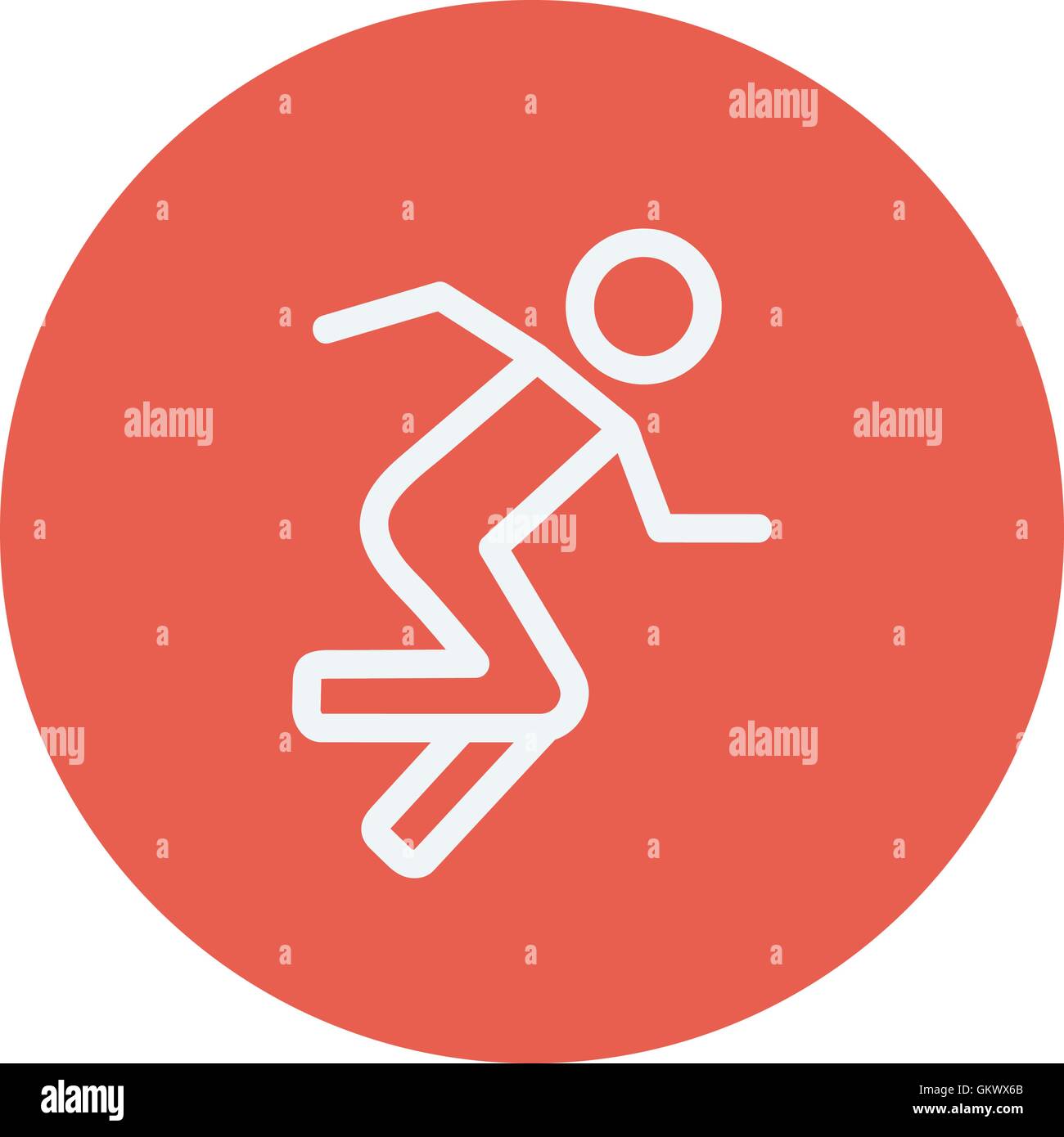 Trail running Stock Vector Images - Alamy