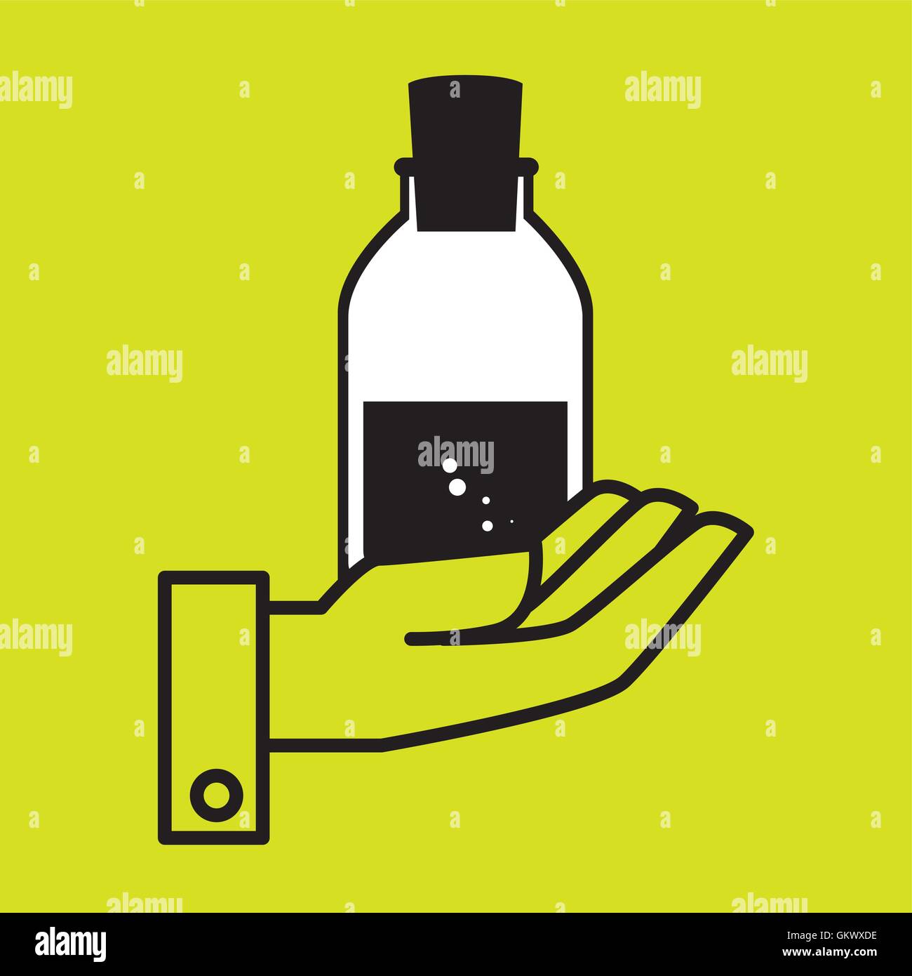 hand laboratory tools chemistry Stock Vector Image & Art - Alamy