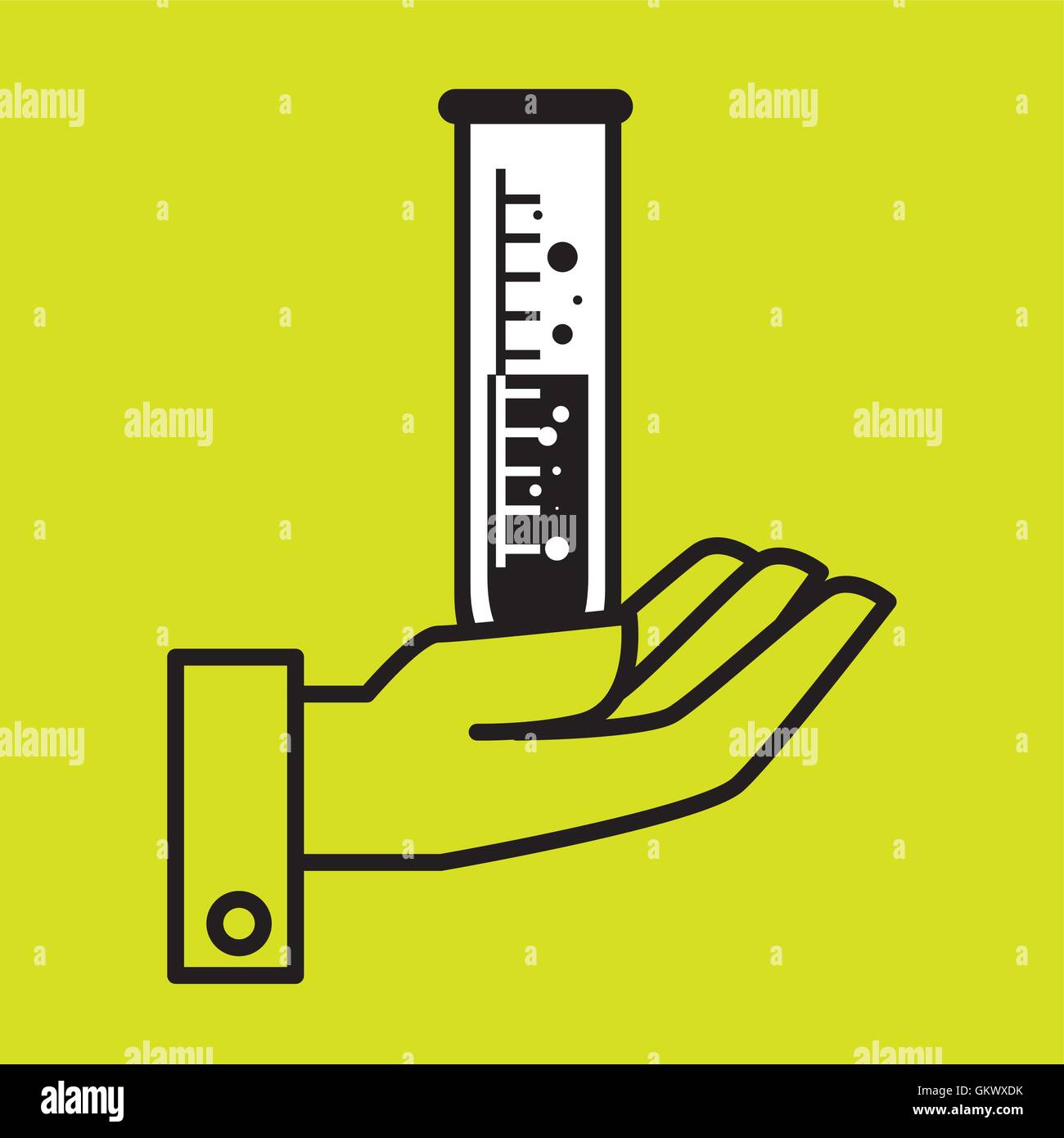 hand laboratory tools chemistry Stock Vector Image & Art - Alamy