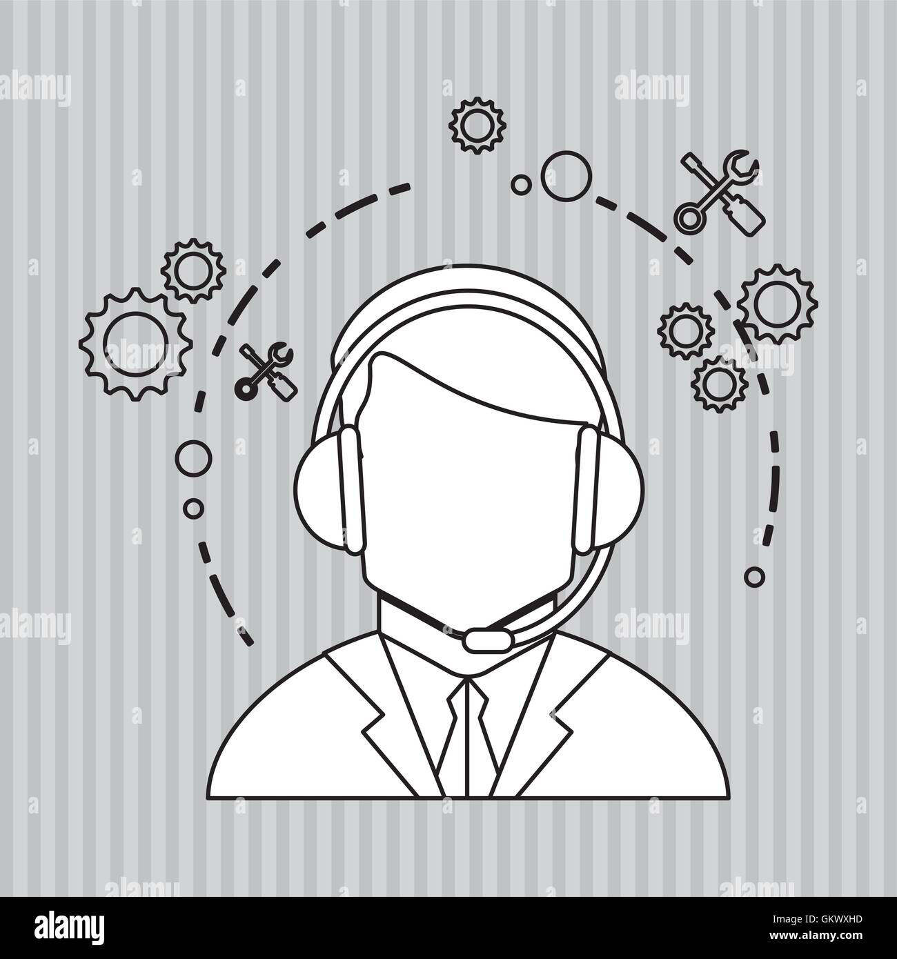 Operator man icon design Stock Vector Image & Art - Alamy