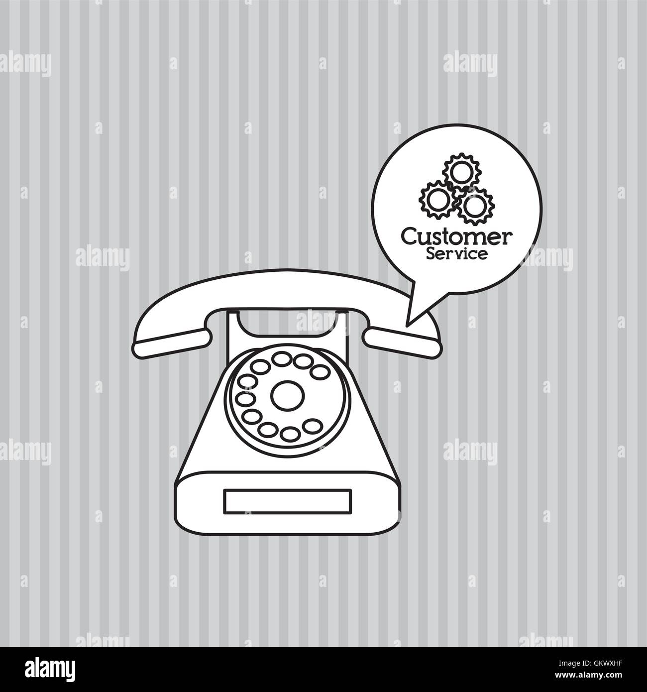 phone and customer service icon design Stock Vector Image & Art - Alamy