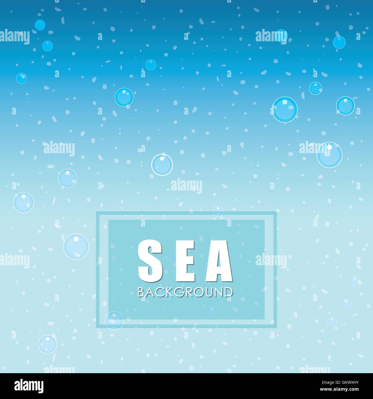 Sea design. blue background. Colorful illustration , vector Stock ...