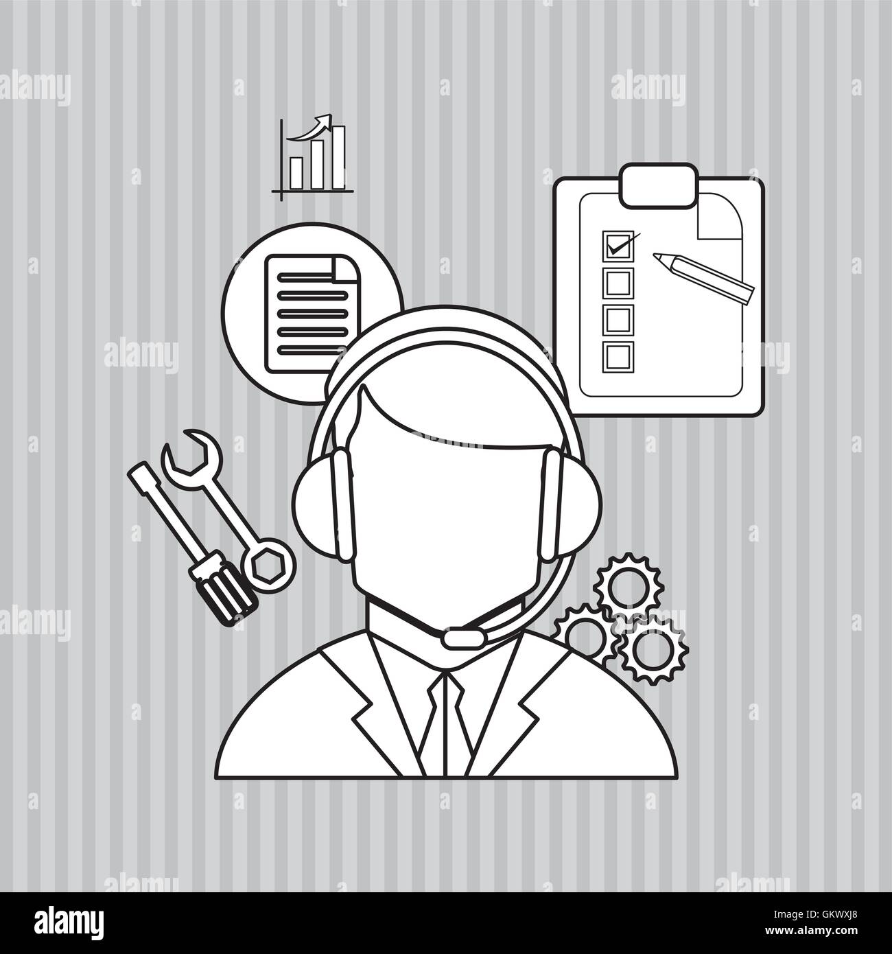 Operator man icon design Stock Vector Image & Art - Alamy